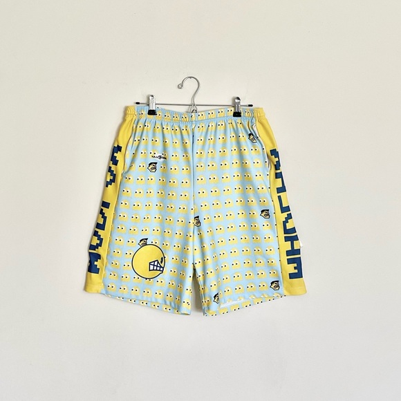 Madlax | Shorts | Rare Madlax Pacman Video Game Print Yellow Blue Mad ...